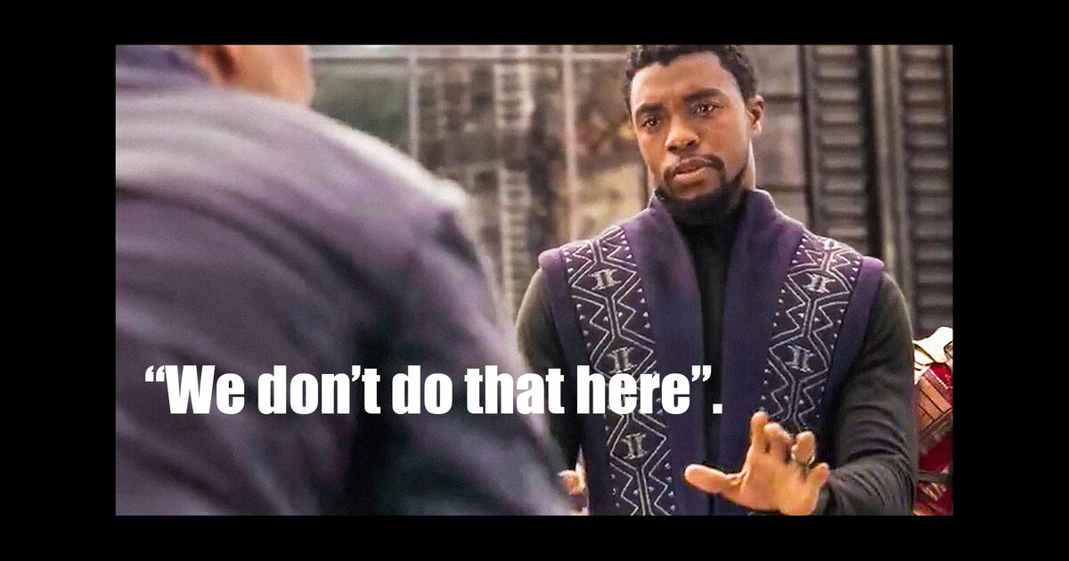 We don't do that here | Graphical House