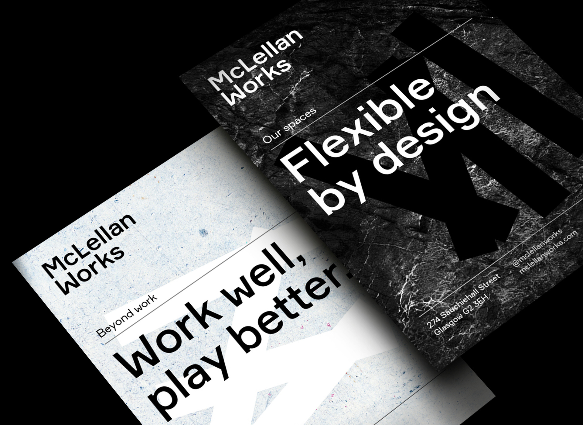 Mclellan Works Brand Digital Way Finding Graphical House