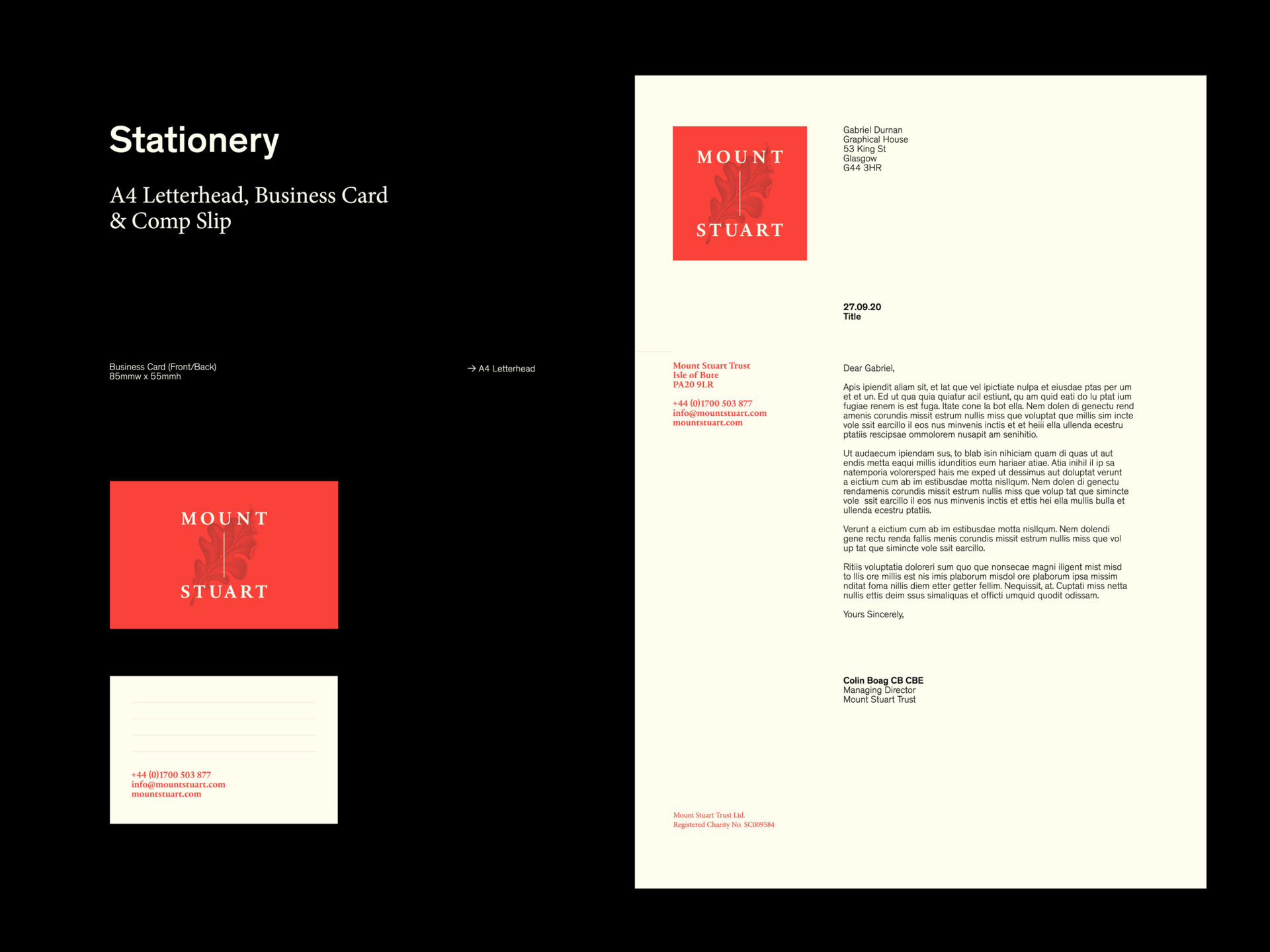 Mount Stuart | Brand | Digital | Strategy | Graphical House